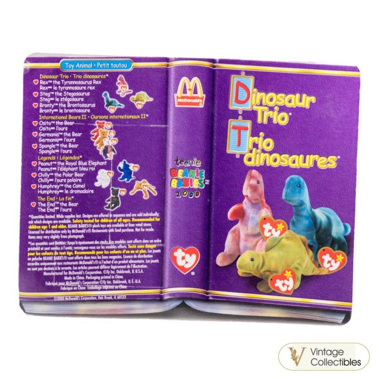 Bronty The Brontosaurus Beanie Baby - Vintage Collectibles